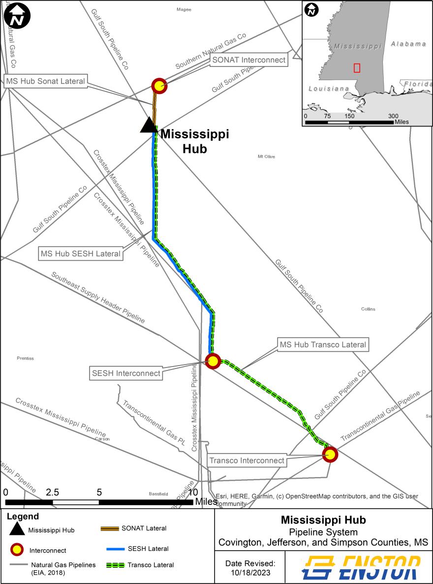 Mississippi Hub, LLC Mississippi Hub Expansion Project | Enstor